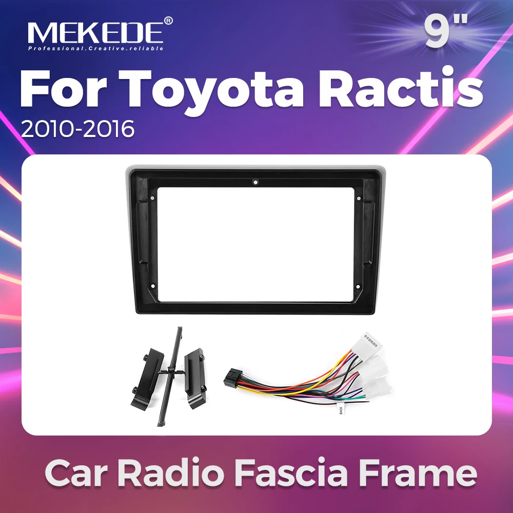 MEKEDE-9inch-Car-Radio-Face-Frame-For-Toyota-Ractis-2010-2016-Fascia ...