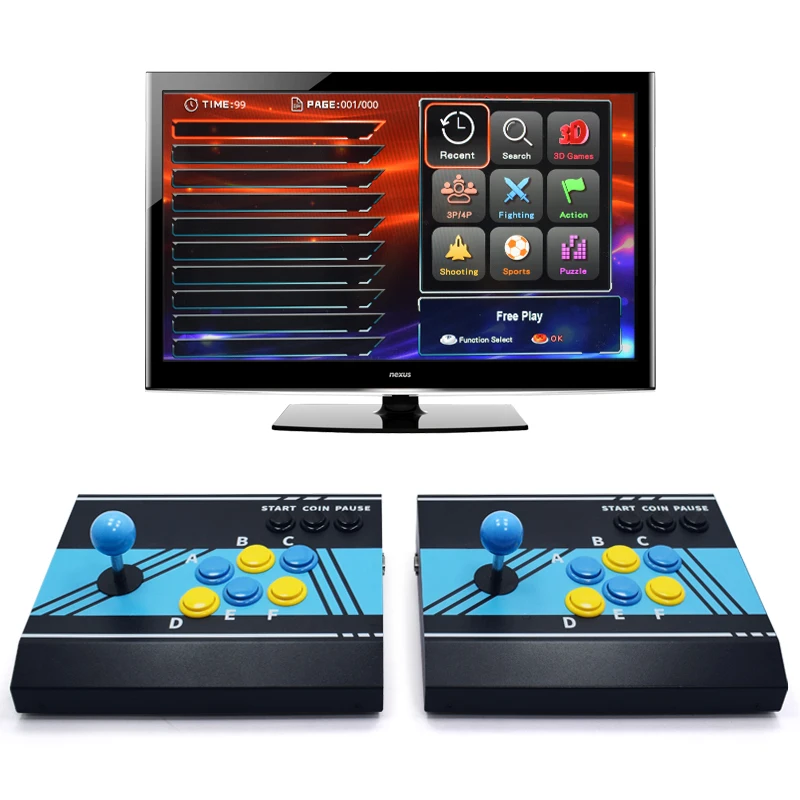 Pandora-OS-Arcade-Box-Console-6100-PCB-Board-2-Player-Controller ...