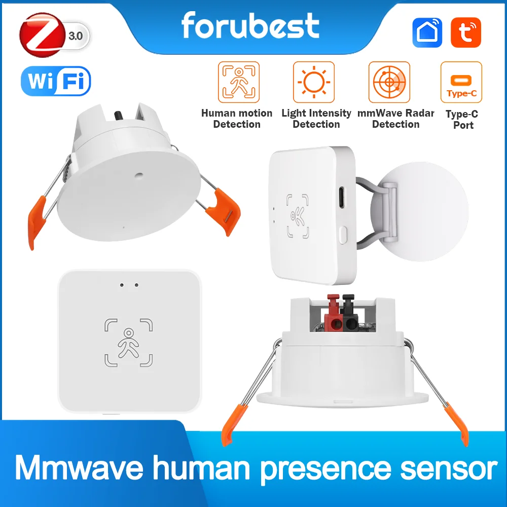 ZigBee-Wifi-MmWave-Human-Presence-Motion-Sensor-With-Luminance-Distance-Detection-Radar-Detector ...