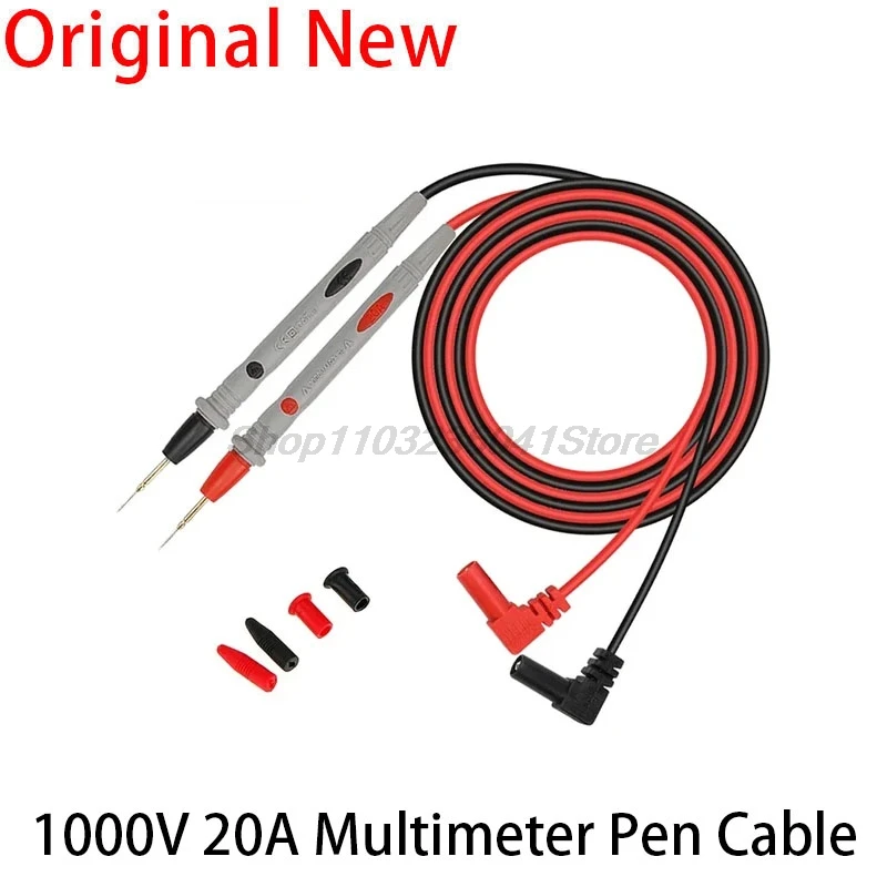 1Pair Multimeter Test Leads Universal Cable AC DC 1000V 20A CAT III ...