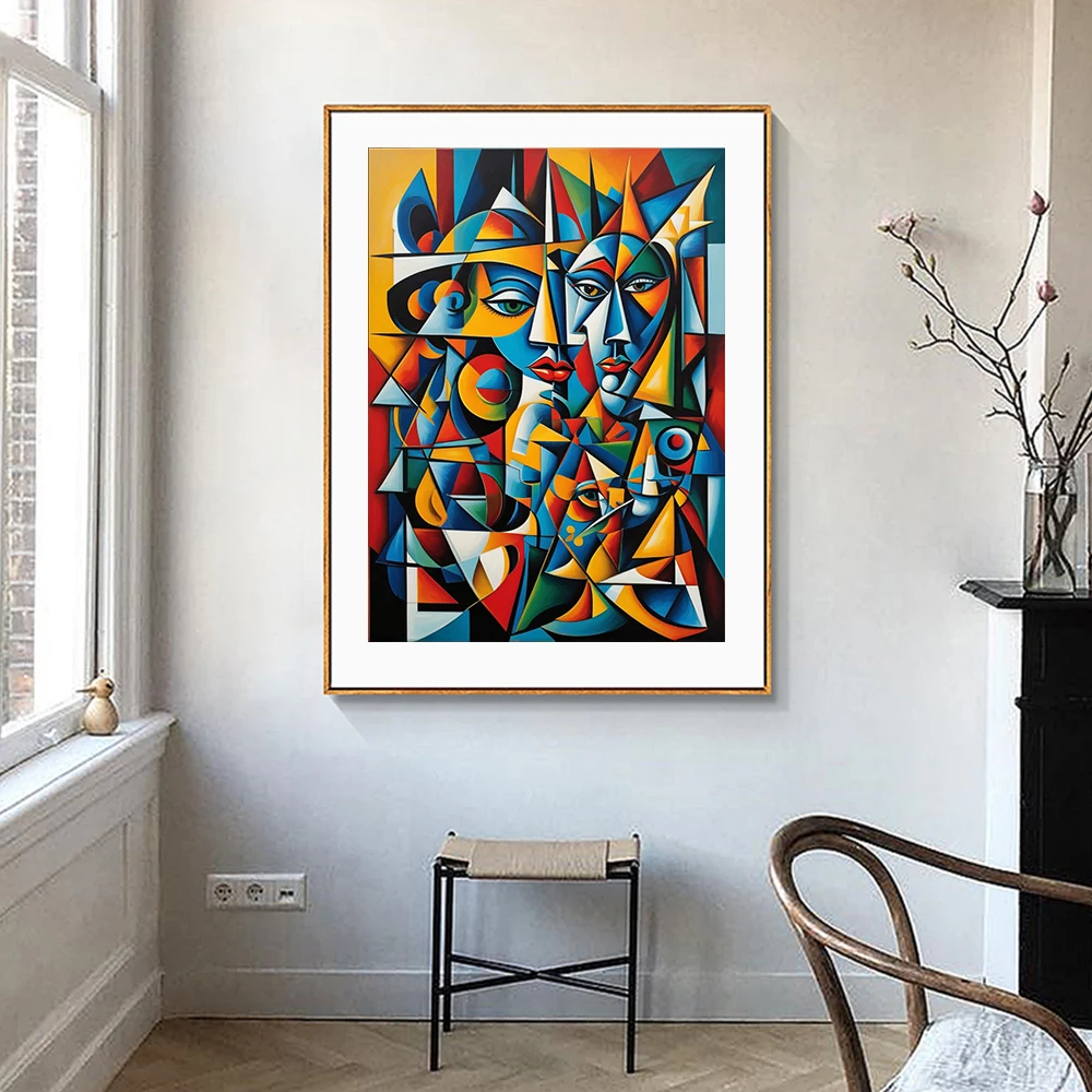 Picasso mang tính biểu tượng của Chủ nghĩa Lập thể Tranh Canvas Hình ...