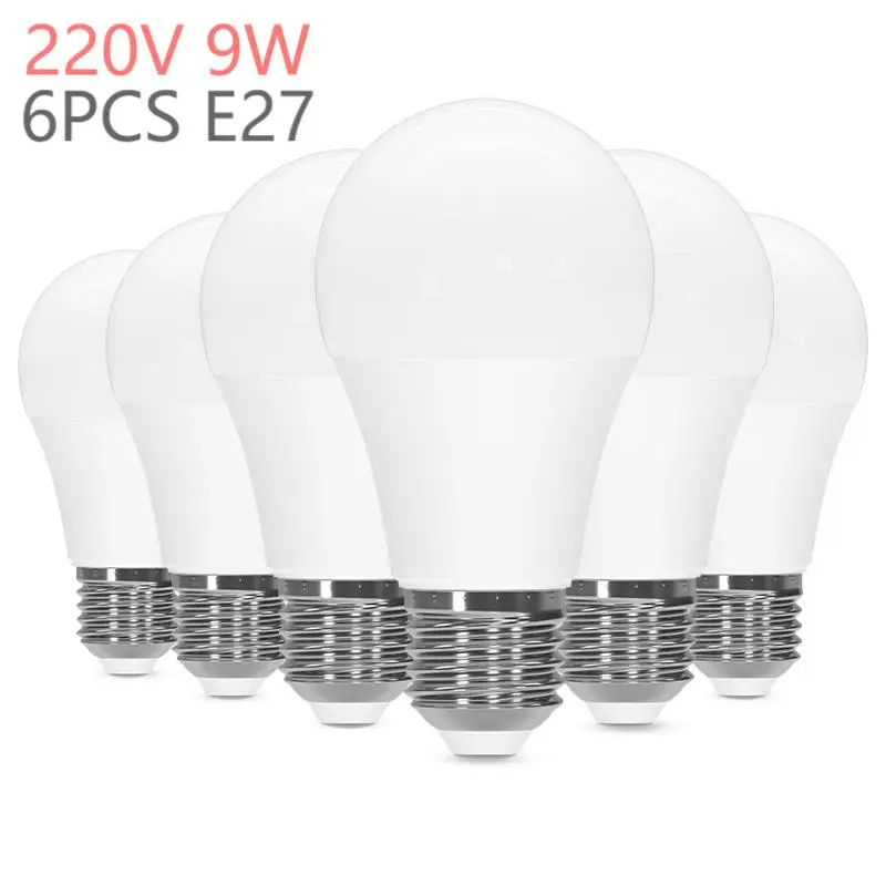 6pcs-LED-Light-Bulbs-AC220V-9W-E27-Edison-Screw-Bulbs-3000K-4000K-6500K ...