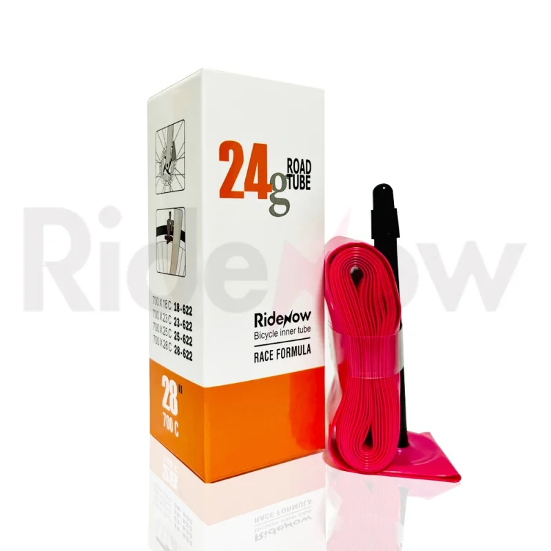 RideNow-700c-Super-Light-Inner-Tube-Length-French-Valve-Ultralight-Tough-24g-RoadBicycle-Tire ...