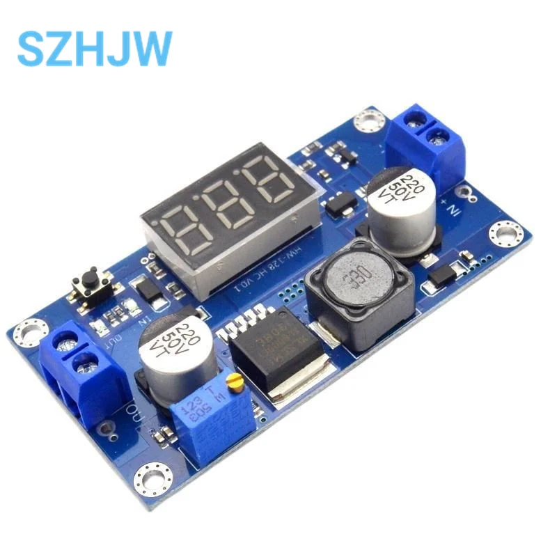 XL6009-DC-DC-Boost-Step-Up-Module-Converter-Digital-Voltmeter-Display ...