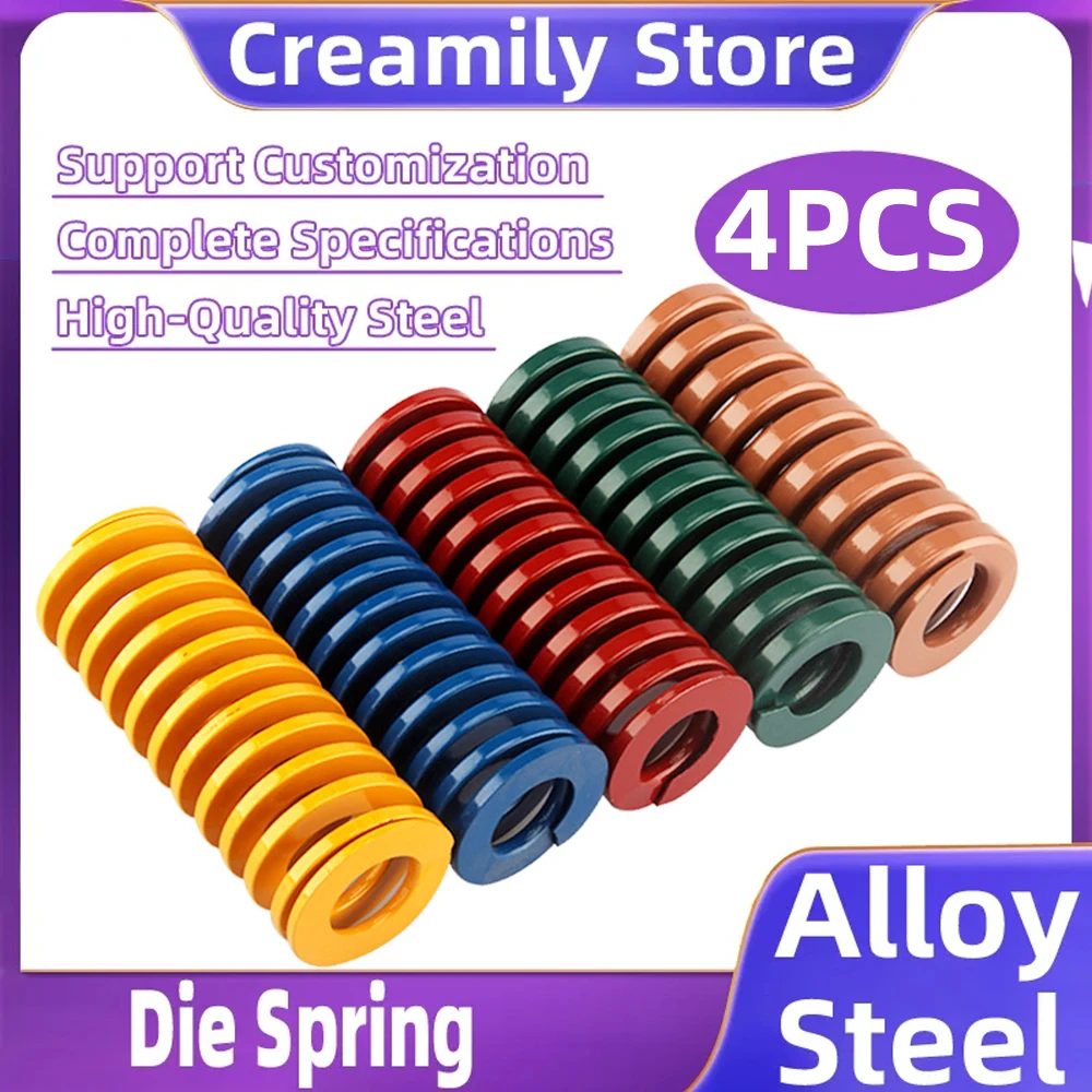 Creamily-4PCS-Spiral-Stamping-Spring-Coil-Compression-Spring-Release ...