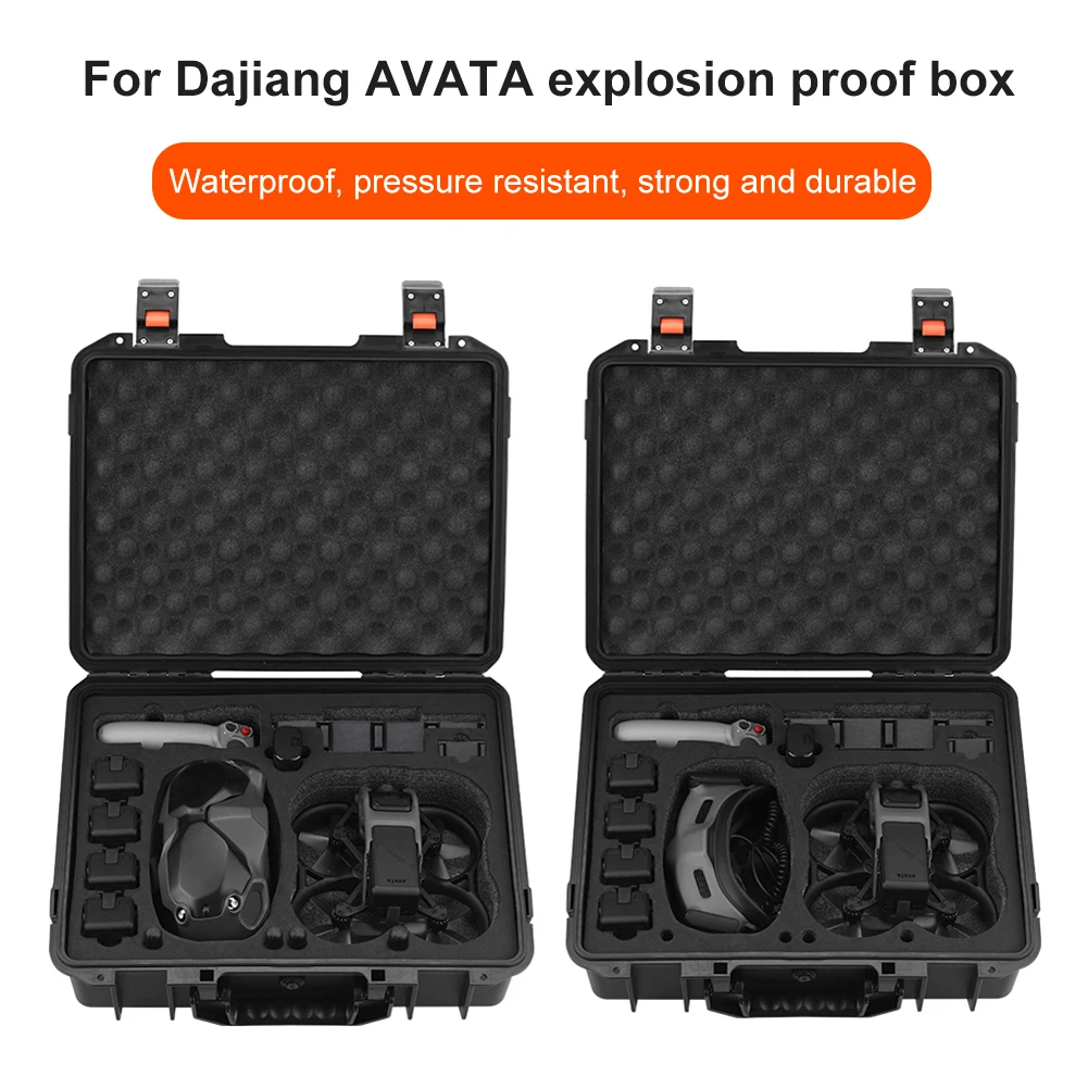 Avata Explosion Proof Case Professional Storage Drone Box Carrying Case ...