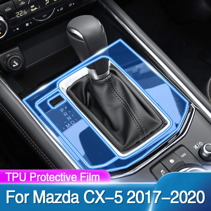 For Mazda CX 5 2017 2020 Car Interior Center console Transparent TPU ...
