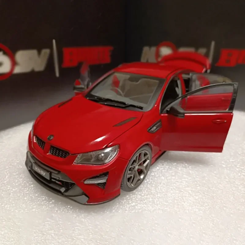 Diecast 1:18 Scale HSV GTSR HERON Red Alloy Simulation Sedan Model ...