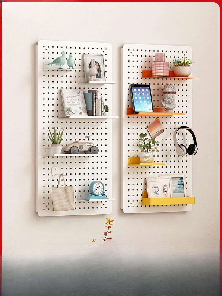 Metal-hole-board-non-perforated-wall-shelf-wall-entrance-partition-wall ...