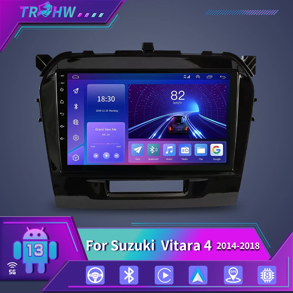 For Suzuki Vitara 2014 2015 2016 2017 2018 2019 Car Radio Multimedia ...
