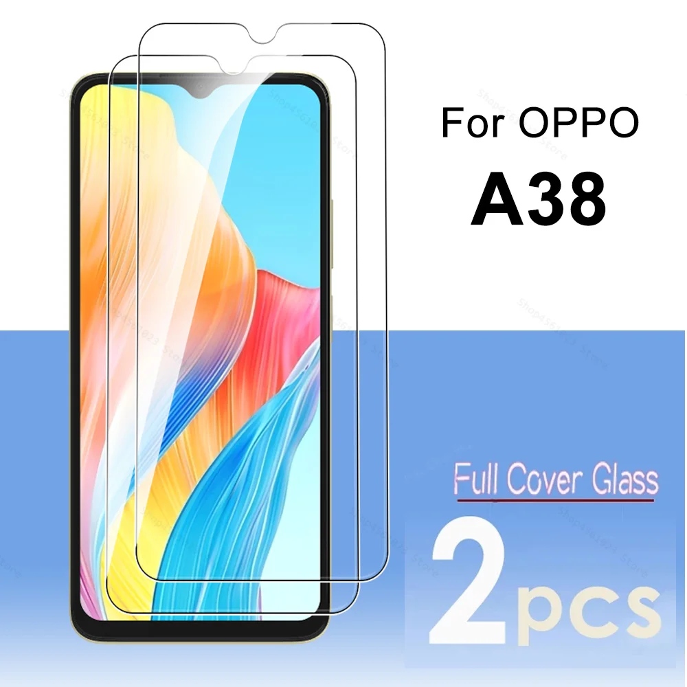 2Pcs-Full-Cover-Tempered-Glass-Case-For-Oppo-A18-A38-A58-A78-4G-A98-5G ...