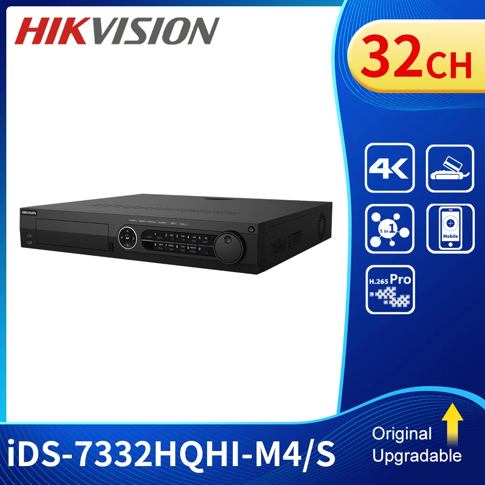 Hik Turbo HD DVR POS iDS-7332HQHI-M4 /s 4MP TVI เครื่องบันทึกวีดีโอ32ช่อง4 SATA H.265