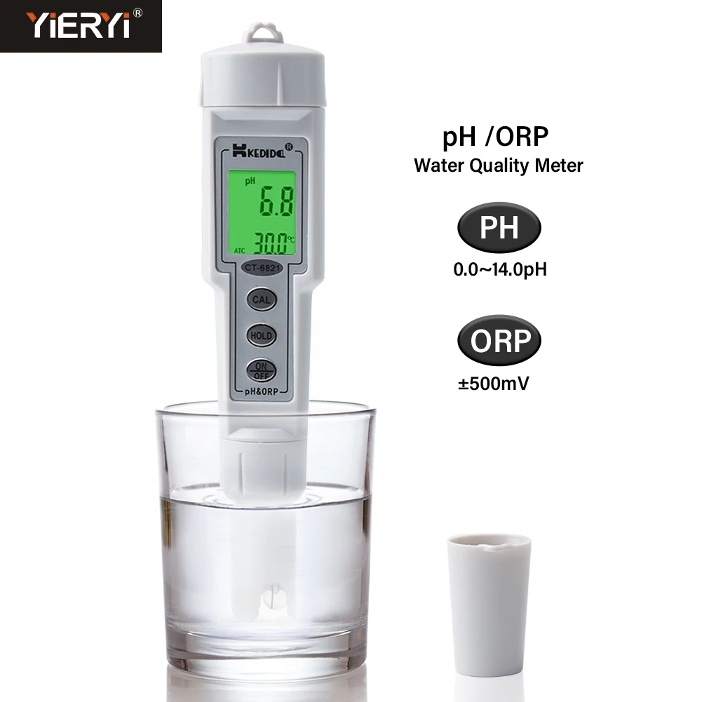 Temp-PH-ORP-mv-Meter-for-Water-Quality-Tester-Acidity-Redox-Monitor ...