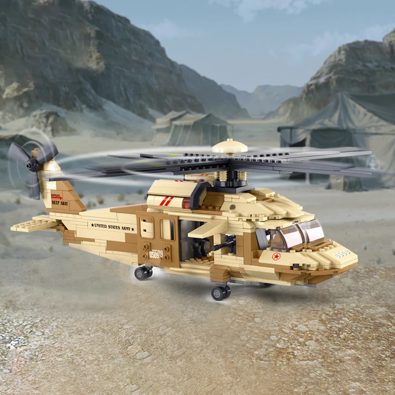 WW2-Military-Classic-Model-UH-60L-Black-Hawk-Collection-Model-Building ...