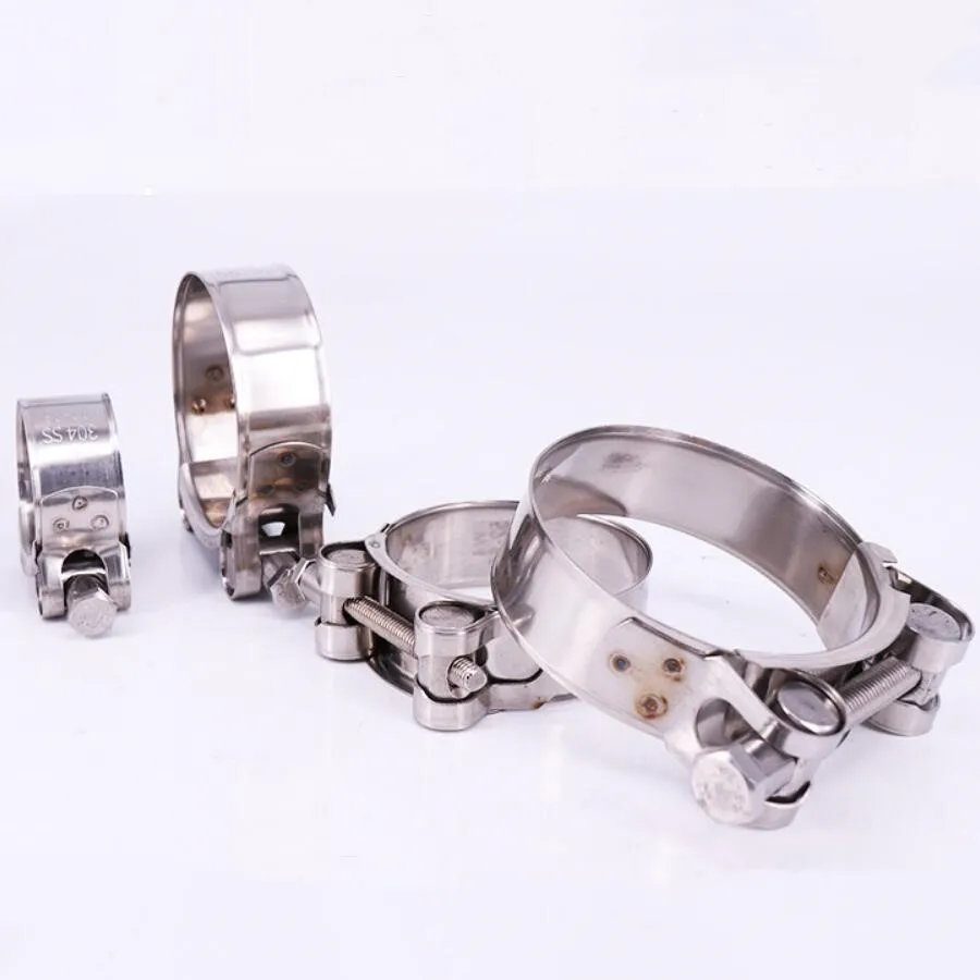 304-Stainless-Steel-Strong-Hose-Clamp-EU-Water-Pipe-Clamp-Tube-Fitting ...