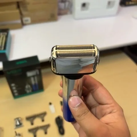 VGR 3 IN 1 Hair Cutting Machine Hair Trimmer LED Display Electric Rechargeable Beard Shaver ...