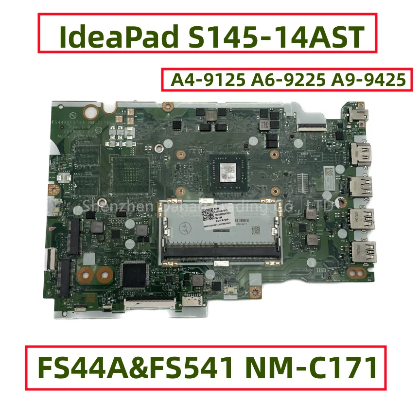 FS44A&FS541 NM-C171 For Lenovo IdeaPad S145-14AST Laptop Motherboard ...
