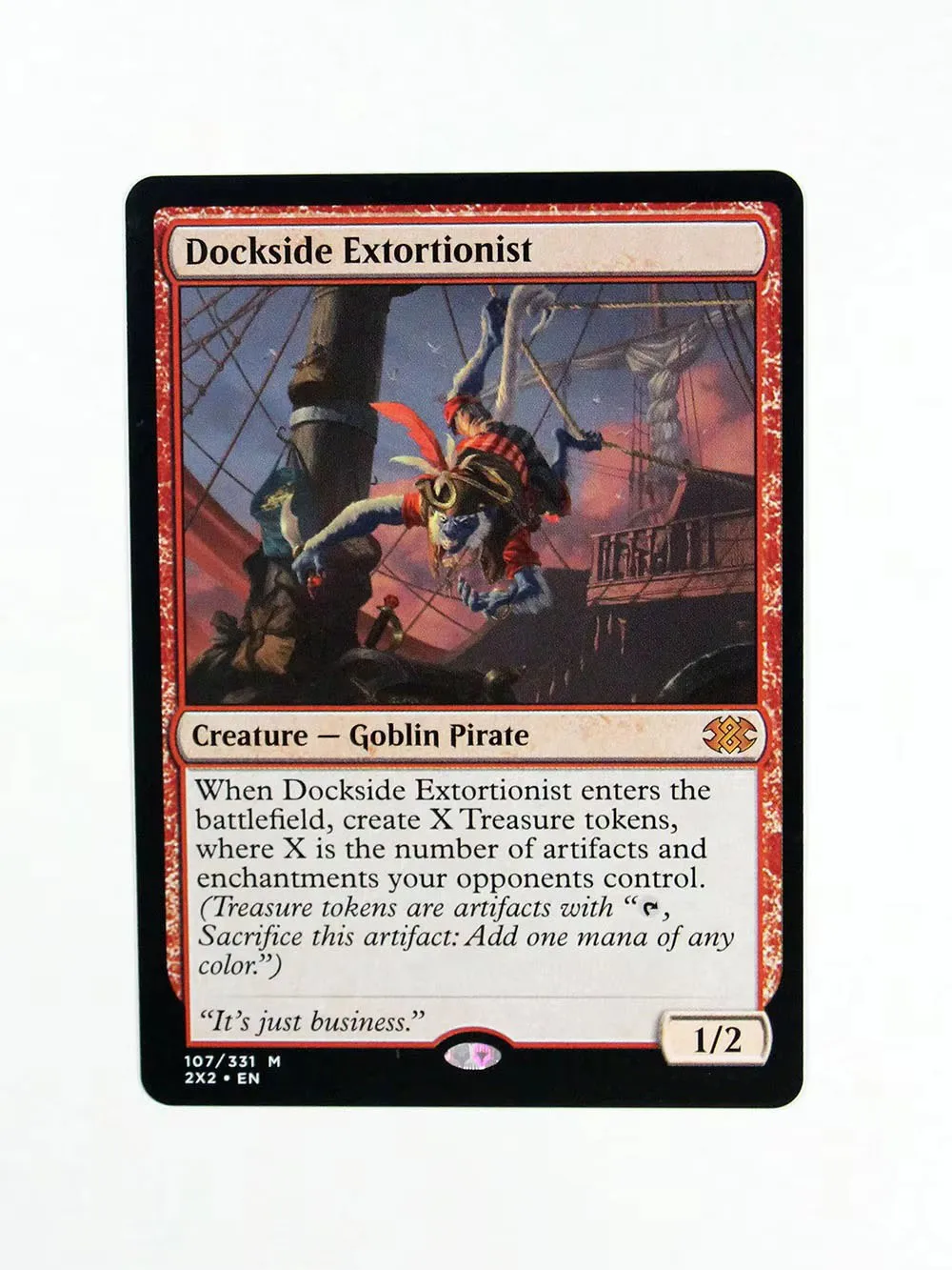 Dockside-Extortionist-2X2-holo-TCG-Juego-de-cartas-m-gicas-Negro-Cartas ...
