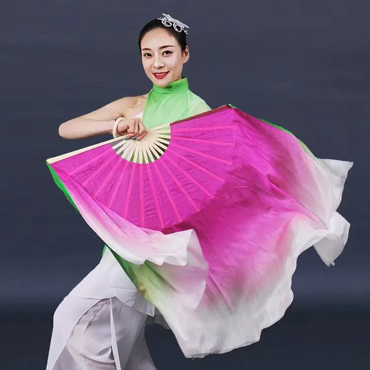 Belly-Dance-Fans-1-Pc-Handmade-Dyed-Silk-Belly-Dance-Fan-Classical ...