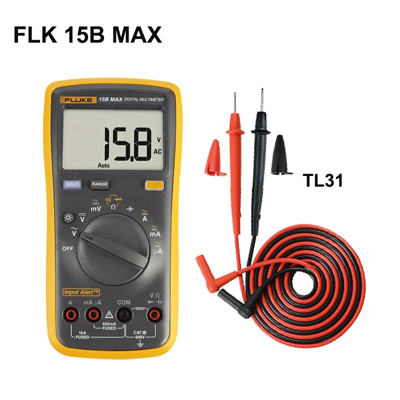 Fluke-mult-metro-inteligente-profesional-15B-MAX-mult-metro-Digital ...