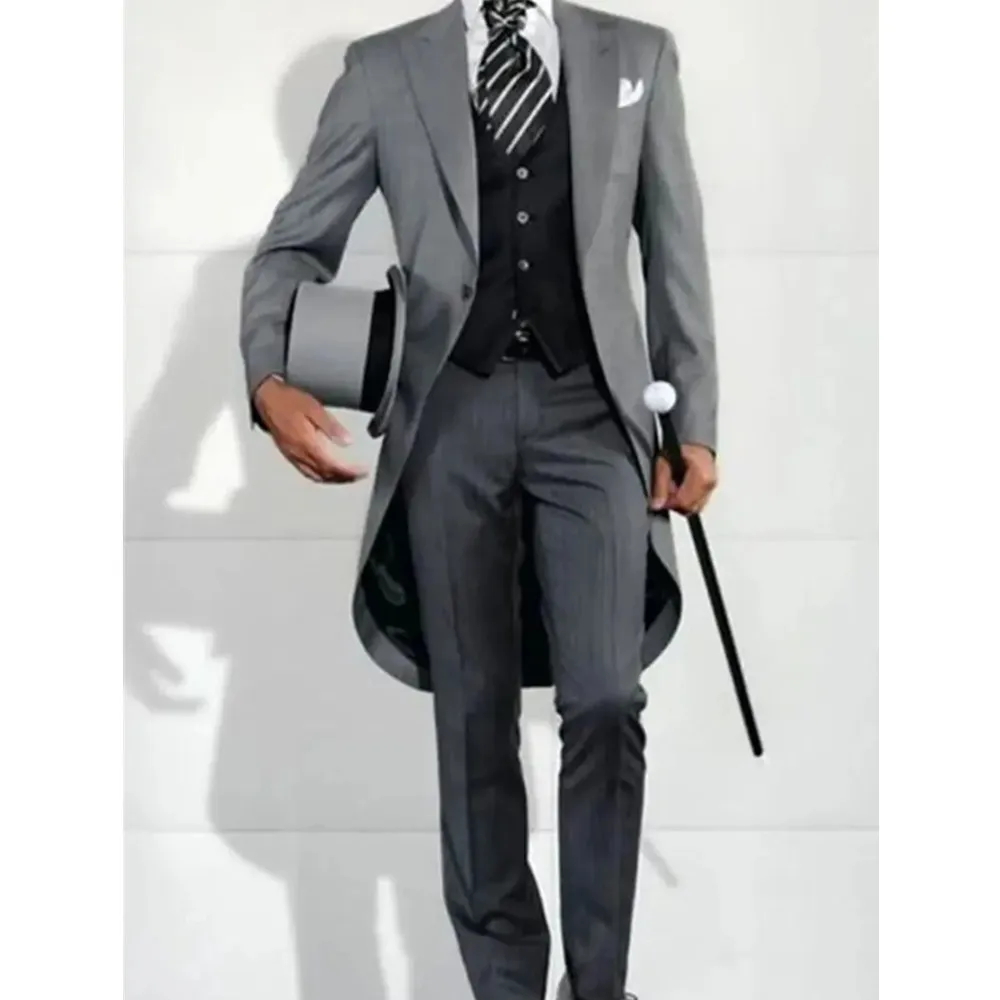 Saab-Wedding-Men-s-long-tuxedo-Groom-s-Ball-tuxedo-Formal-Men-s-three ...