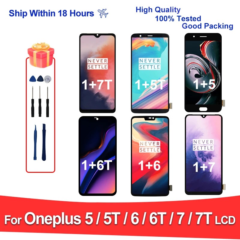 AMOLED-For-Oneplus-5-5T-6-6T-LCD-A6000-Display-Touch-Digitizer ...