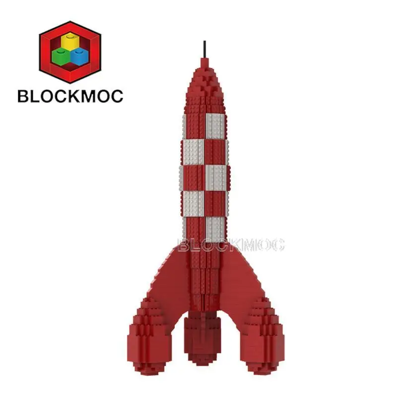 Moc Ruimte Maan Raket Buliding Blokken Kuifje Fire Arrow Rocket Bricks ...
