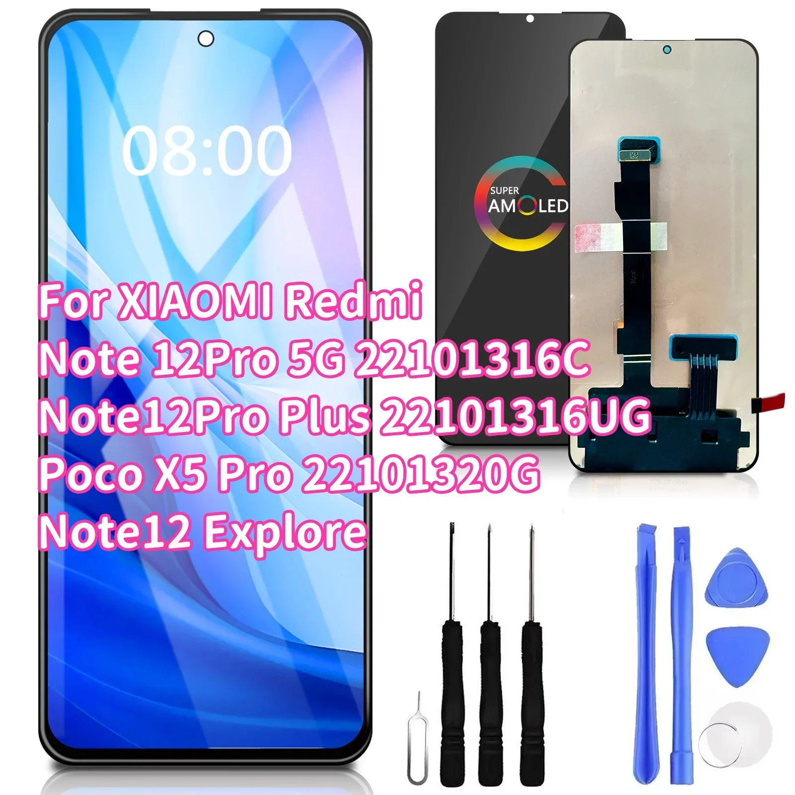 Reemplazo-de-pantalla-LCD-Original-para-Xiaomi-Redmi-Note-12-Pro ...