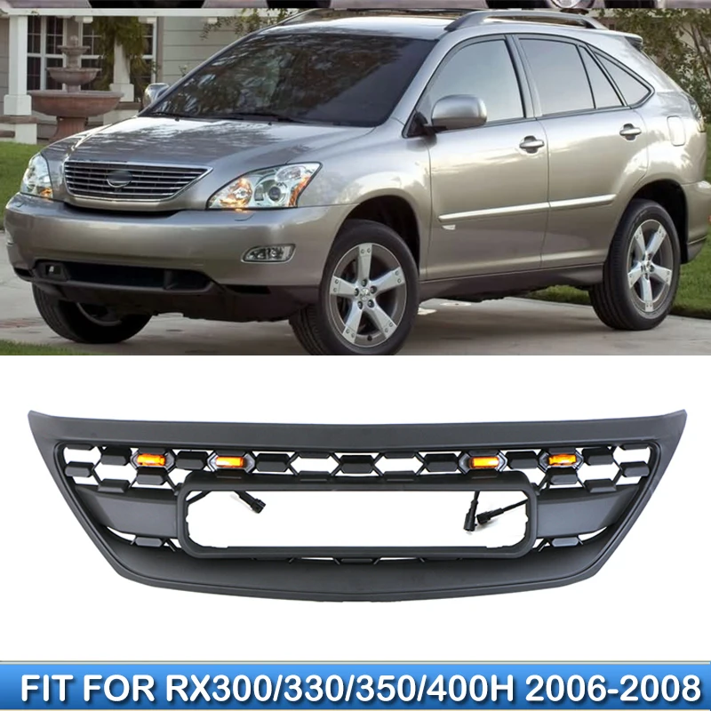 Fit-for-LEXUS-RX300-2003-2004-2005-grill-with-LED-lights-RX300-grille ...