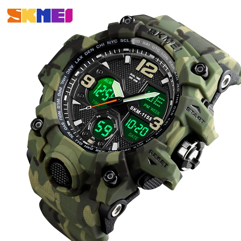 SKMEI-Fashion-Sports-Watches-For-Men-Shockproof-Waterproof-Digital ...