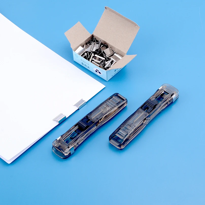 Transparent-Stapler-New-Office-Accessories-Grapadora-Removable-Metal ...