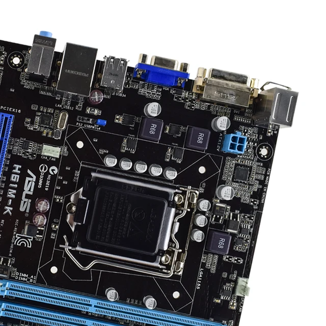 Asus H61mk Intel H61 Ddr3 Micro Atx Desktop Motherboard Asus H61