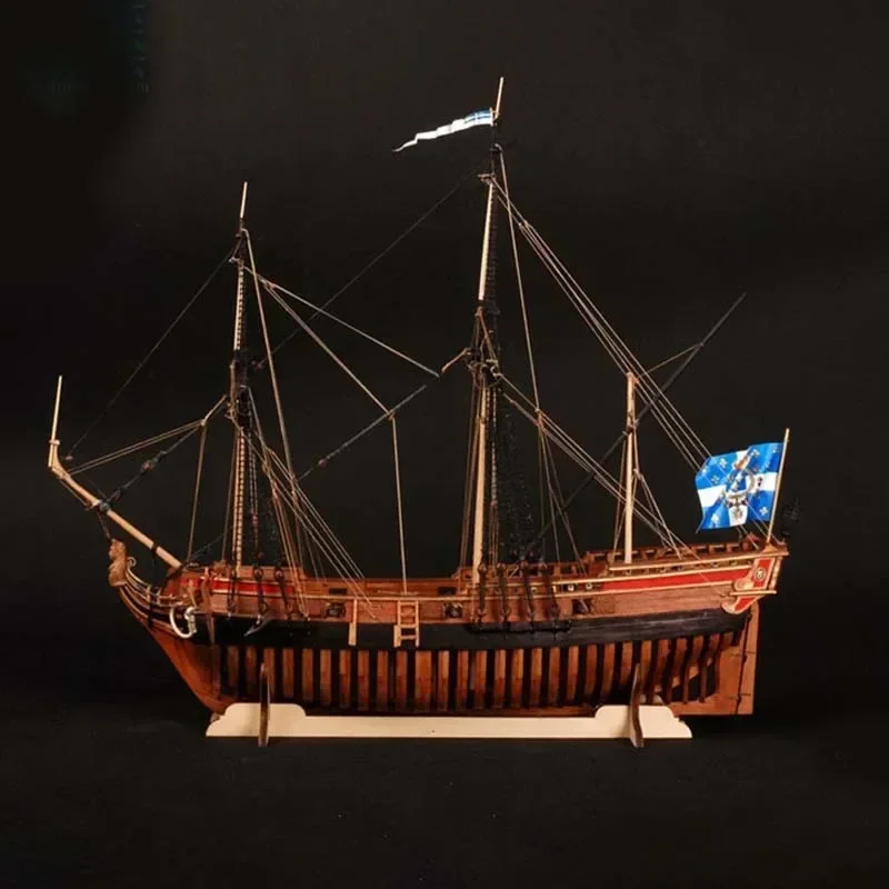 1-48-Wooden-French-Merchant-Ship-Model-Kit-LA-Belle-Handmade-Ship-Model ...