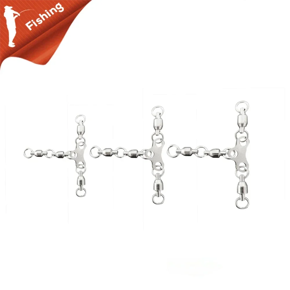 3pcs-3-Way-T-shape-Swivels-Cross-line-Rolling-Fishing-Line-Lure-deep ...