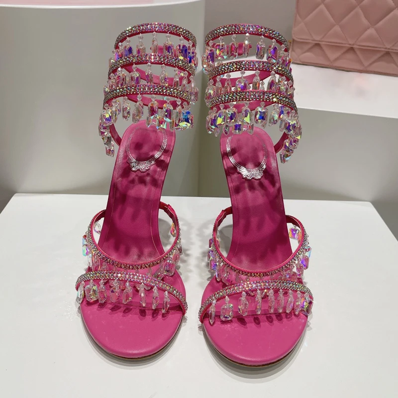 Crystal-Lights-Serpentine-Lace-Up-High-heel-Party-Banquet-Stiletto-Sexy ...