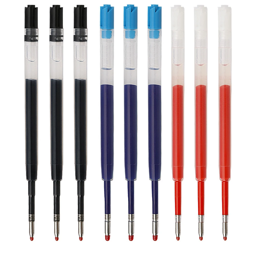 100Pcs-99mm-9-9cm-Black-Blue-Red-Ink-Plastic-Replaceable-G2-Gel-Pen ...