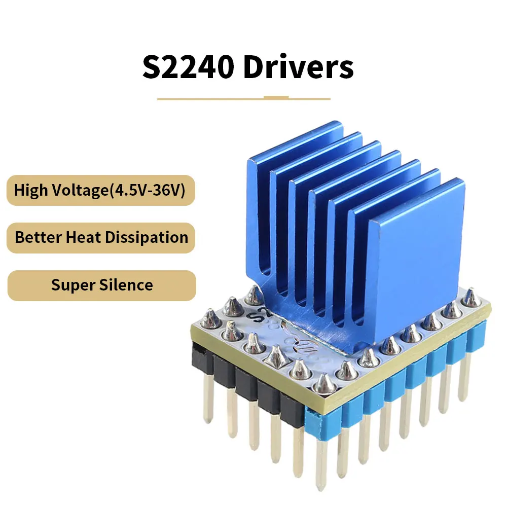 FYSETC-Super-Silence-S2240-Drivers-TMC2240ATJ-Chip-Stepper-Motor-Driver ...