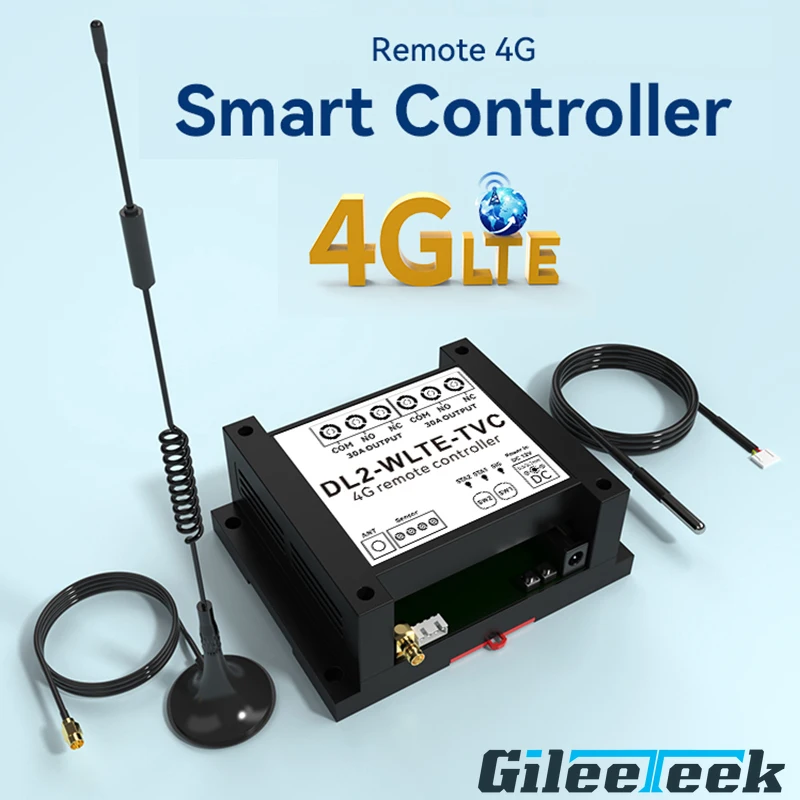 Dl2-wlte Gsm Smart 2 Channel Gsm 4g Lte App Remote Control 30a Relay ...