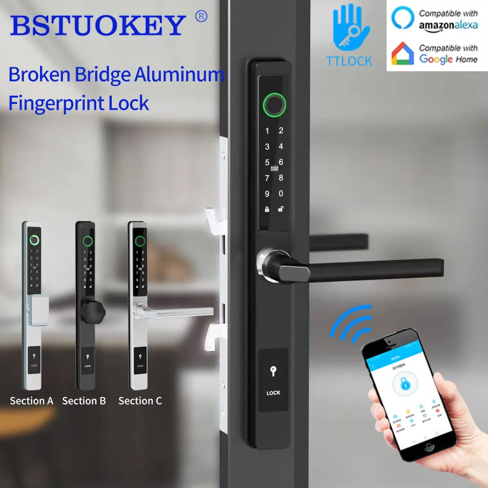 TTLOCK-App-Electronic-Smart-Door-Lock-BLE-Biometric-Phone-Control ...