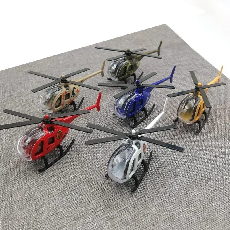 1Pc 1:64 New Children Helicopter Toy Alloy Airplane Model Simulation ...