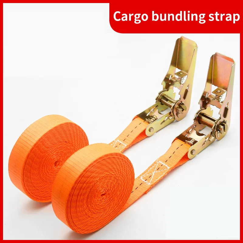 Heavy-Duty-Car-Truck-Front-Cargo-Ratchet-Strap-with-Metal-Buckle ...