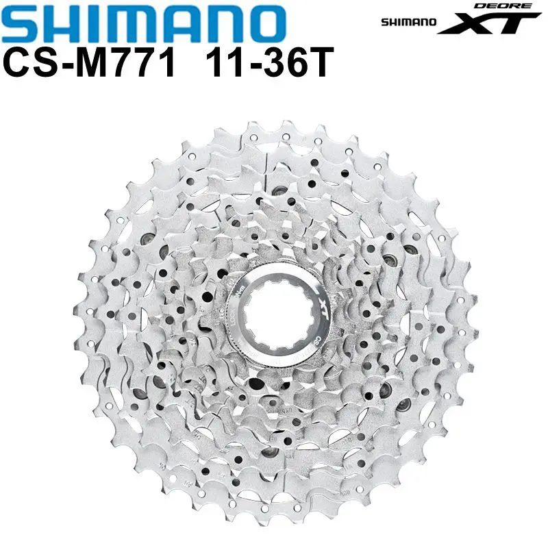SHIMANO Deore XT CS-M771 Bike Cassette SAINT M820 11-36T 10S Cassette ...