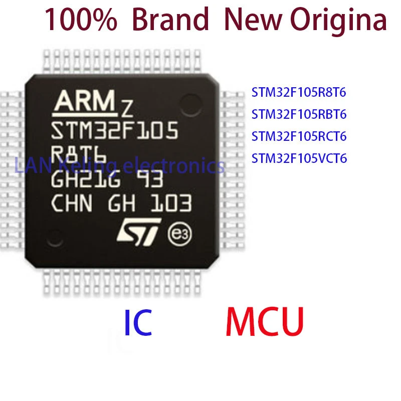 Stm32f105r8t6 Stm32f105rbt6 Stm32f105rct6 Stm32f105vct6 100% Brand New Original Mcu Ic ...