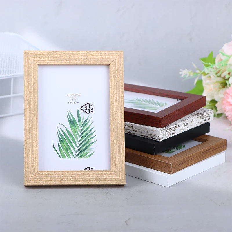 1Pc-Wooden-Photo-Frame-For-Wall-Hanging-Wood-Picture-Frame-Stand-For ...