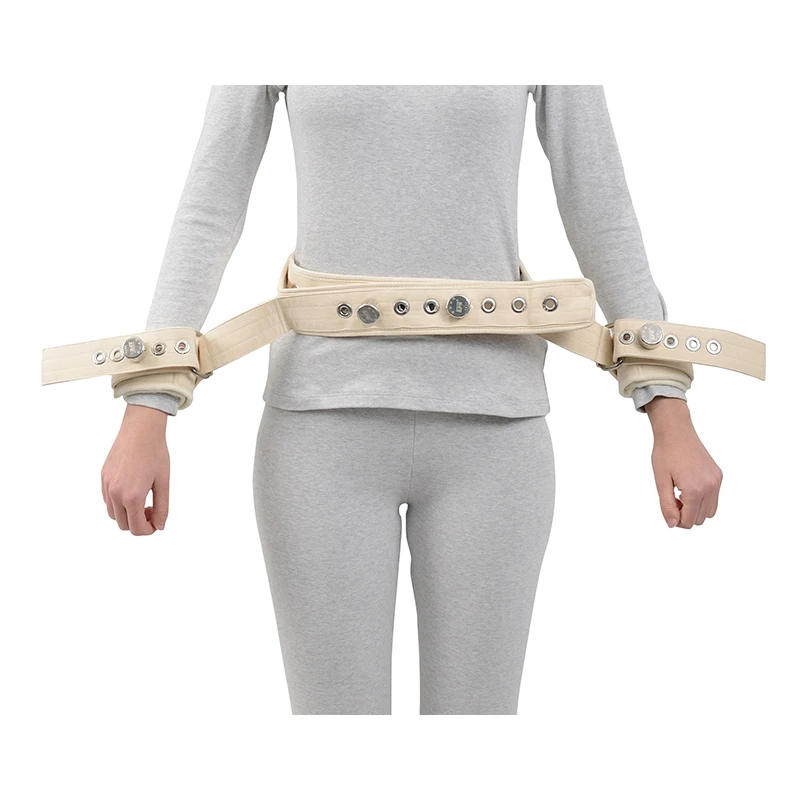 Standing-Magnetic-Buckle-Lock-Hands-And-Waist-Restraint-Belt-For-Manic ...