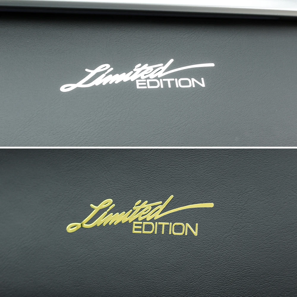 2pcs-Limited-Edition-Car-Sticker-3D-Gold-Body-Emblem-Badge-Metal ...