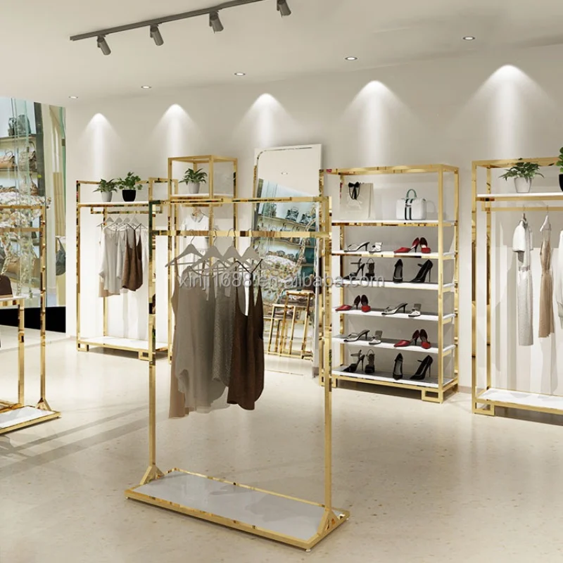 Estante-de-exhibici-n-de-Metal-dorado-de-alta-gama-para-mujer-accesorio ...