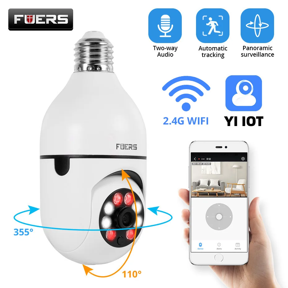 Fuers-Wireless-Home-Security-Surveillance-Camera-Vis-o-Noturna-CCTV ...