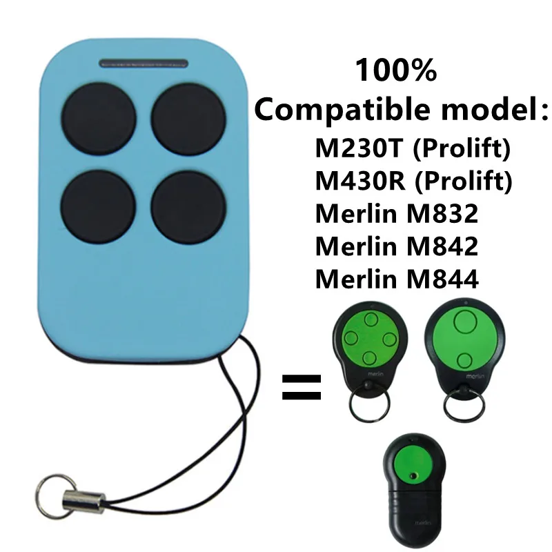 433-92-MHz-Garage-Door-Remote-Control-For-Merlin-M832-M842-M844-M230T ...