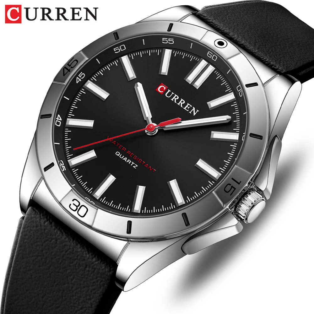 CURREN-Men-s-Wristwatches-Simple-Luxury-Analog-Quartz-Lumious-Hands ...